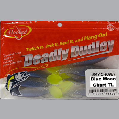 Bay Chovey DDBC-230 Blue Moon with Chartreuse Tail – Deadly Dudley
